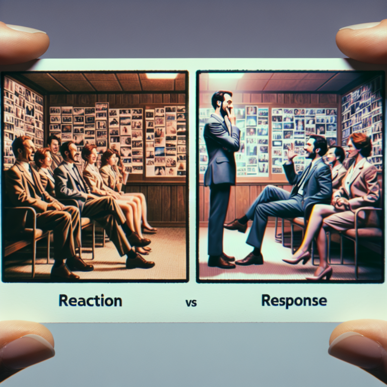 Understanding The Difference Between Reaction And Response - Coaching ...
